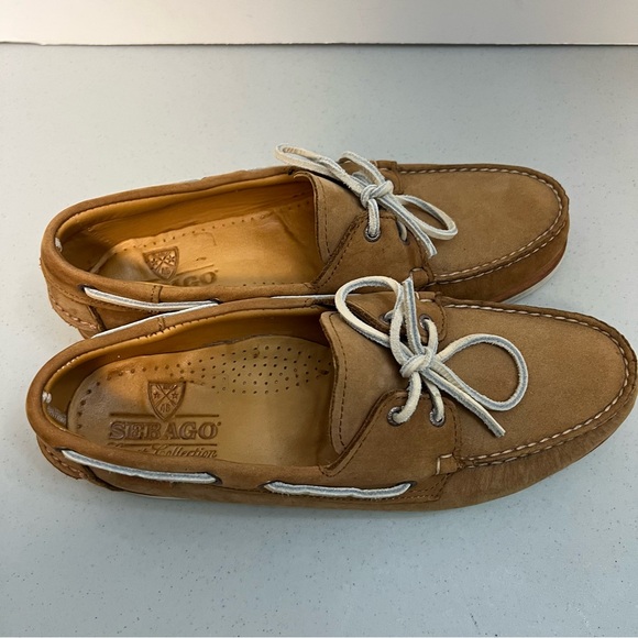 Sebago | Shoes | Sebago Crest Collection Leather Mens Boat Deck Shoes ...